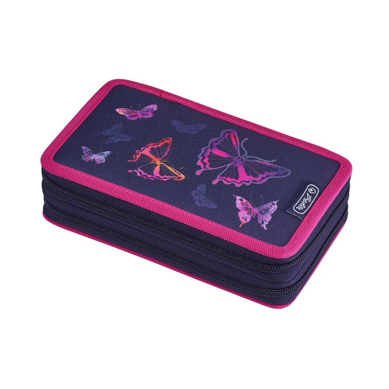 Penar echipat 2 compartimente 23 piese Motiv Rainbow Butterfly - Totem